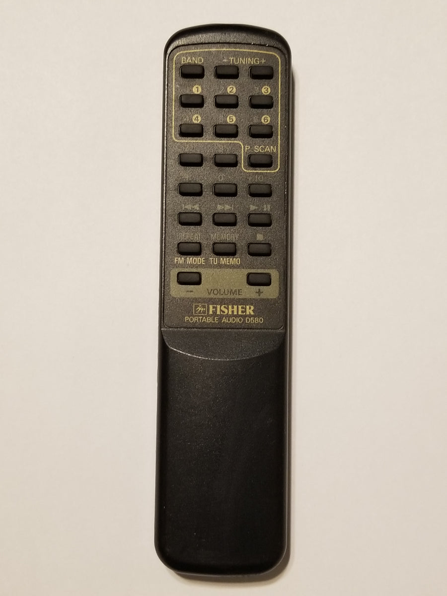 D580 Fisher Radio CD Player Portable Audio Remote Control – clickermart