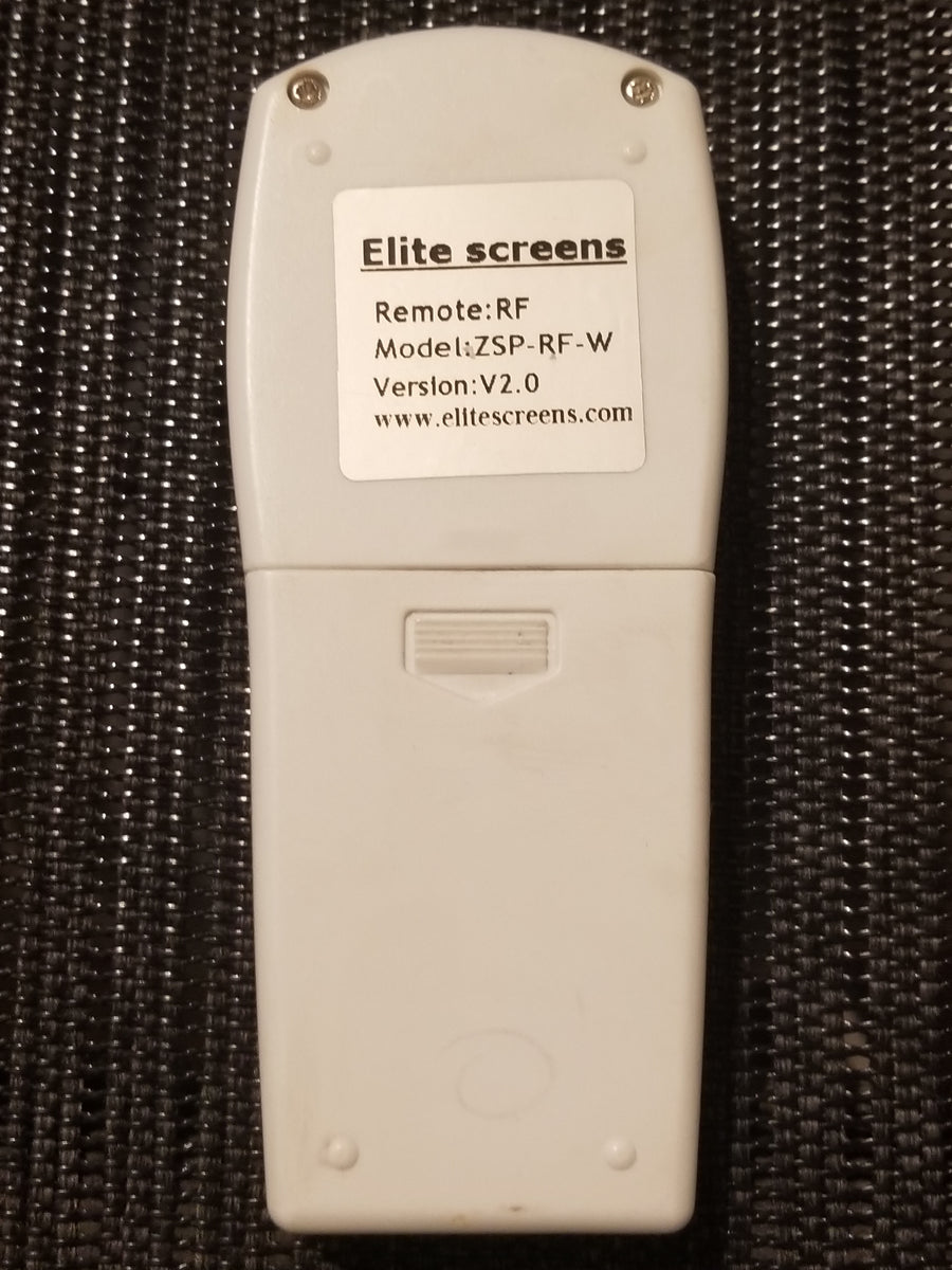 ZSP-RF-W Elite Screens V2.0 Remote Control for Movie Projector Screen ...