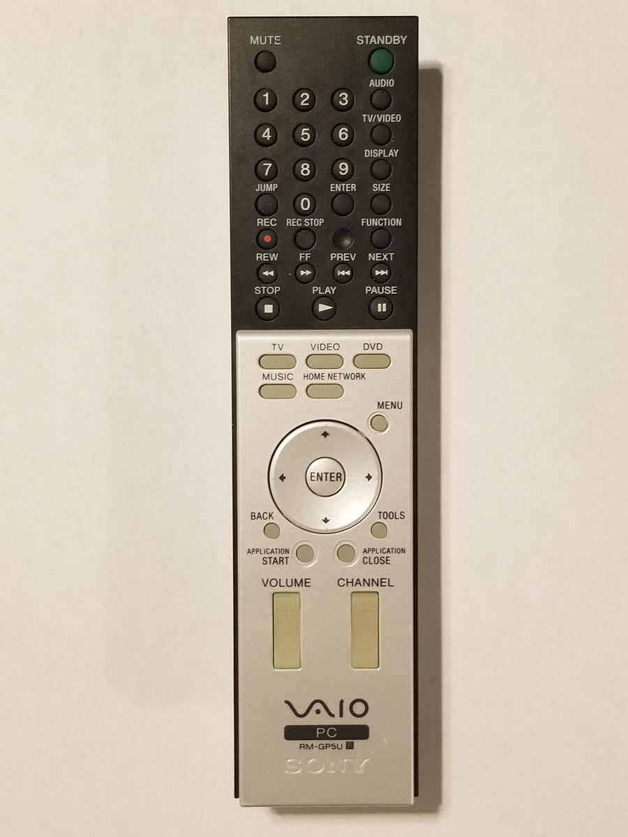SONY VAIO PC RM-GP5U Remote Control tv dvd player stereo network ...