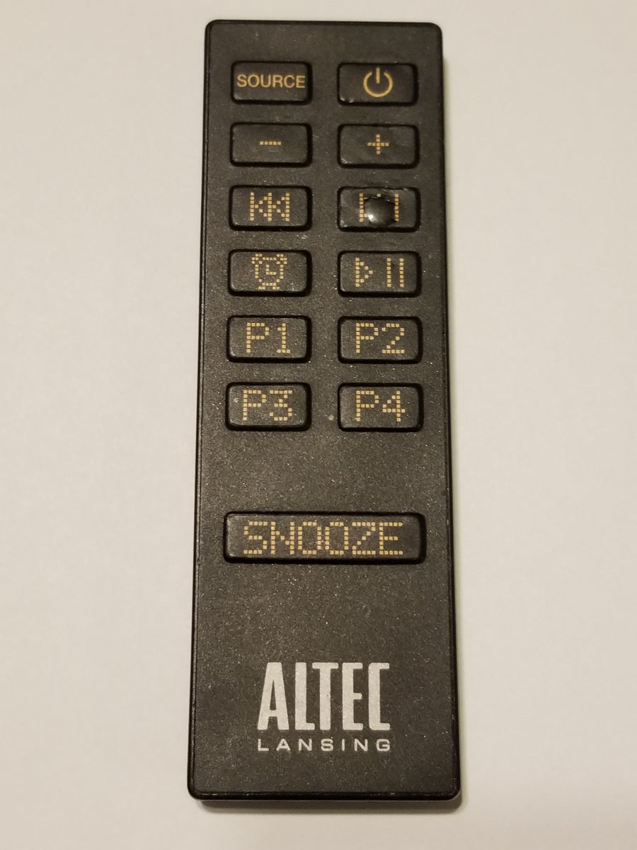 Altec Lansing Radio Alarm Clock Remote Control M402 RC – clickermart