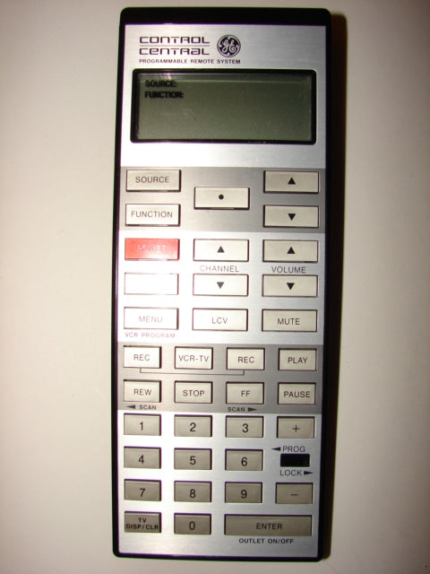 RRC600 GE Control Center Remote Control for Vintage 80s TV VCR ...