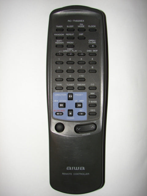 RC-TN520EX aiwa Receiver Audio System Radio CD Player Remote Control ...