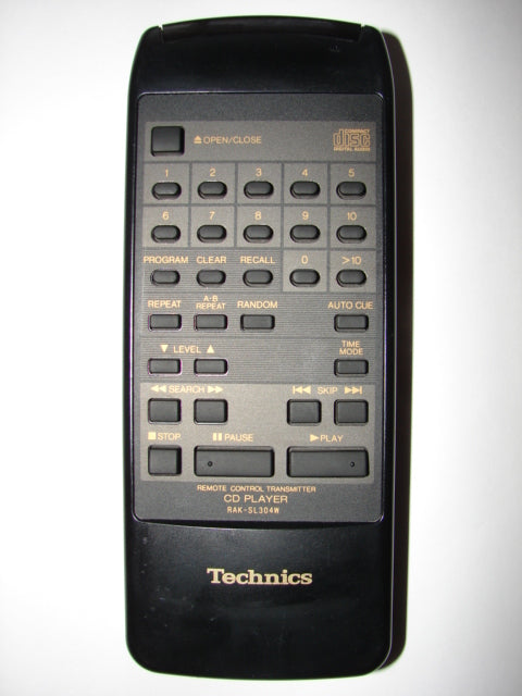 RAK-SL304W Technics CD Player Remote Control – clickermart