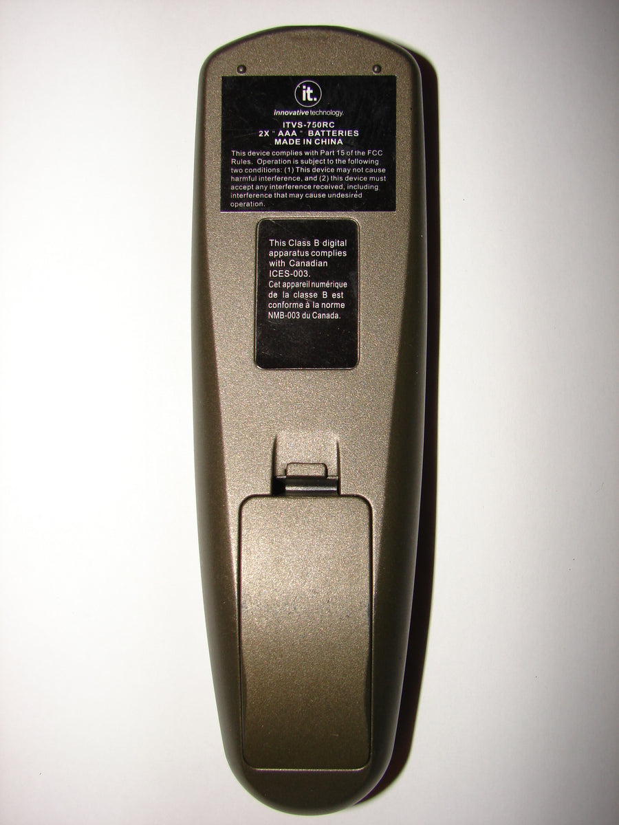 ITVS-750RC it innovative technology Remote Control for Stereo System ...
